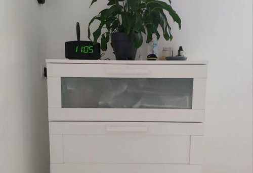 Комод IKEA бримнэс белый, 78*95