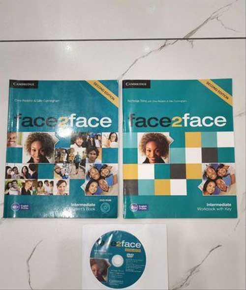 Face 2 face intermediate учебник тетрадь диск