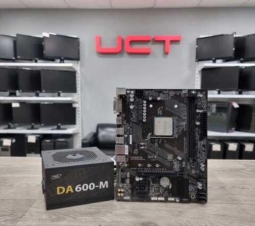 Gigabyte GA-A320M-H+amdryzen5 3500x+бп600вт