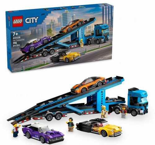 Lego City Автовоз со спортивными машинами 60408