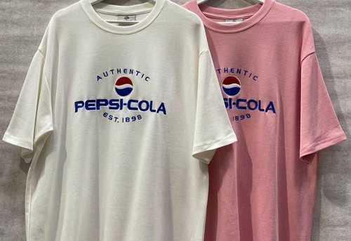 Футболка pepsi с принтом женская оверсайз