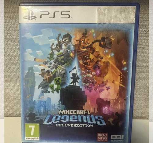 Minecraft legends ps5 диск