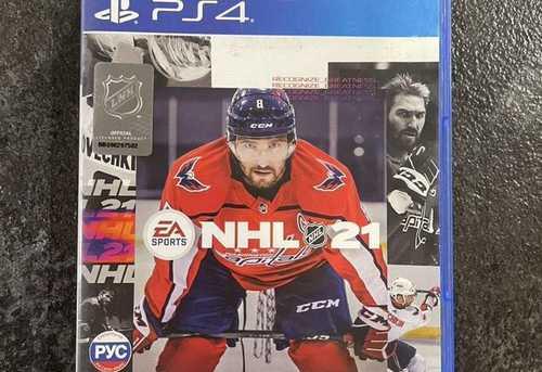 Игра для приставки NHL21 PS4