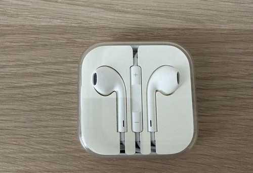 Наушники новые apple earpods 3,5 мм проводные