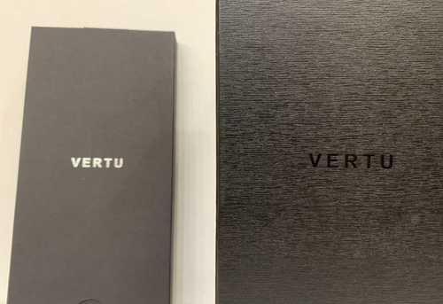 Коробка футляр бокс б/у для телефона vertu верту