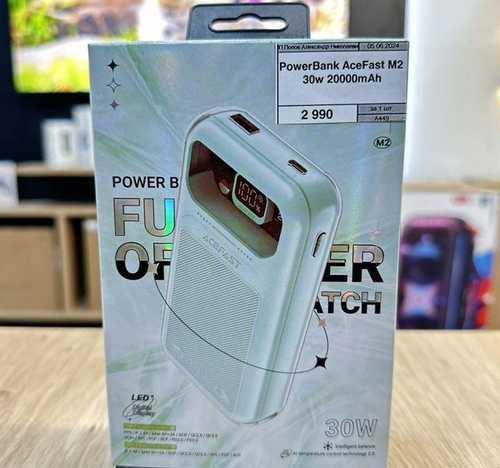 Power Bank AceFast M2 30W 20000mah