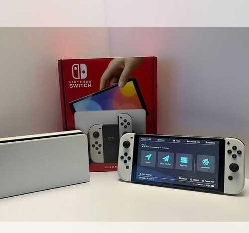 Nintendo switch oled прошитая чип