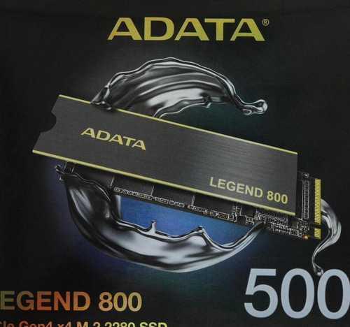 SSD накопитель A-Data Legend 800 aleg-800-500GCS