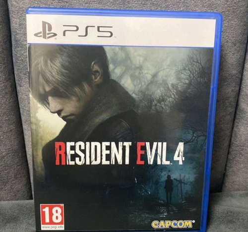 Диск игра на ps5 Resident Evil