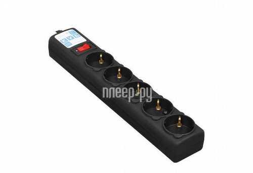 Сетевой фильтр Power Cube 5 Sockets 5m Black S