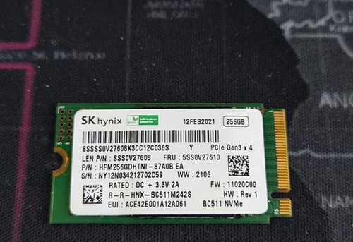 NVMe SSD OEM Lenovo SK Hynix M.2 2242 256Gb