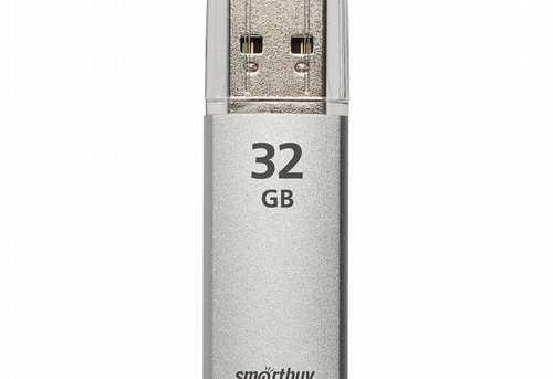 Флеш-накопитель Smartbuy V-Cut USB 2.0 32GB, сереб