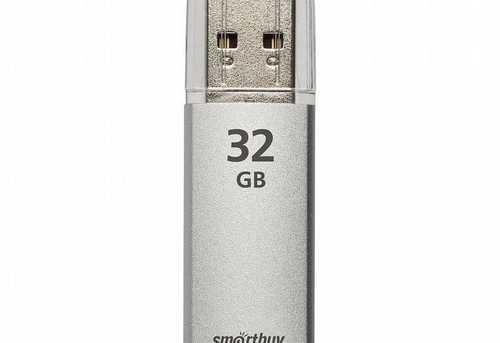 Флеш-накопитель Smartbuy V-Cut USB 2.0 32GB, сереб