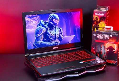 Игровой ноутбук 15.6" MSI GL63 8RE-845XRU, 512 ГБ, Core i7-8750H, RAM 16 ГБ, GeForce GTX 1060 6 ГБ