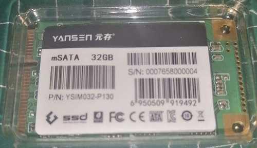 Внутренний SSD диск ysim-P130 32 Gb