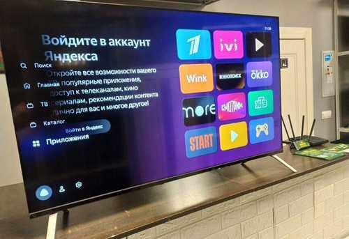 Новый огромный свежий 4K Яндекс, SMART TV, Wi Fi