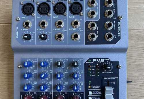 Микшерный пульт Peavey PV 6 usb