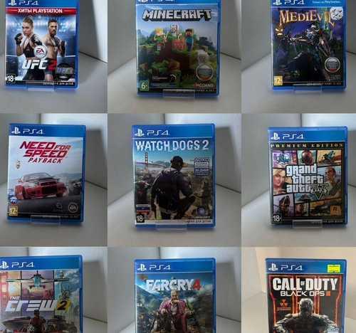 Игры на ps4 ufs nfs gta pes callof duty far cry