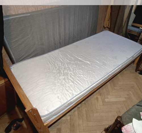 Кровать IKEA 90x200 с матрасом healson