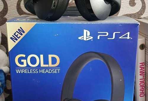 Наушники Sony PlayStation Gold Wireless Headset