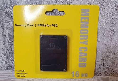 Карта памяти 16мб ps2 / memory card Playstation 2