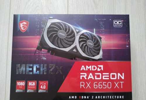 Amd Radeon RX 6650 xt
