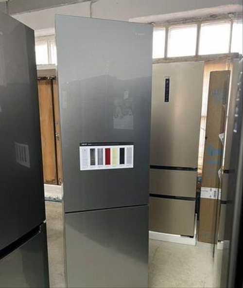 Холодильник 200cм Инвертор Стекло