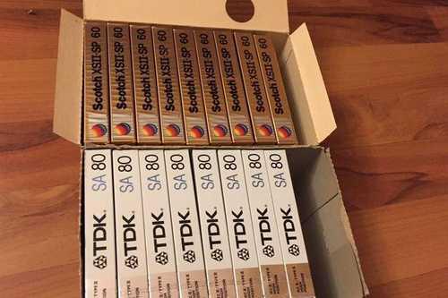 Новые кассеты в коллекцию TDK / Scotch