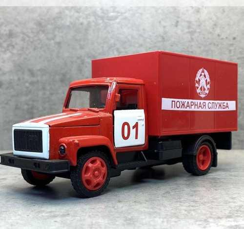 Модель газ-3307 пожарная охрана 1:43