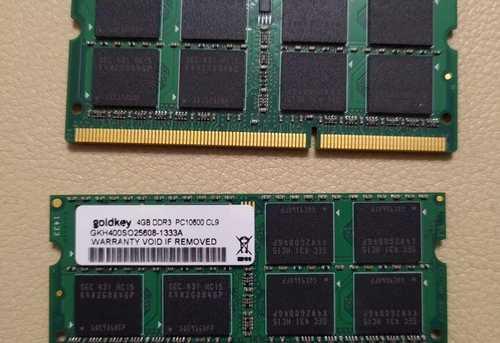 Sodimm DDR3 4gb 1333