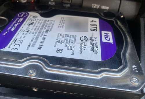 Жесткий диск SATA hdd 3.5 4tb WDpurple