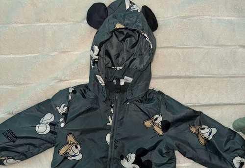 Куртка ветровка десткая с подкладом из флиса HM 74