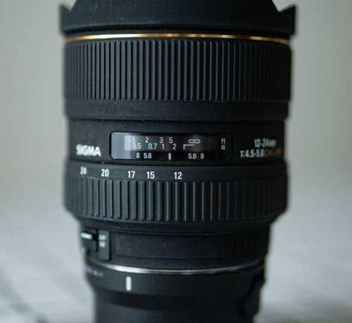 Sigma 12-24mm f4.5-5.6 EX Canon EF