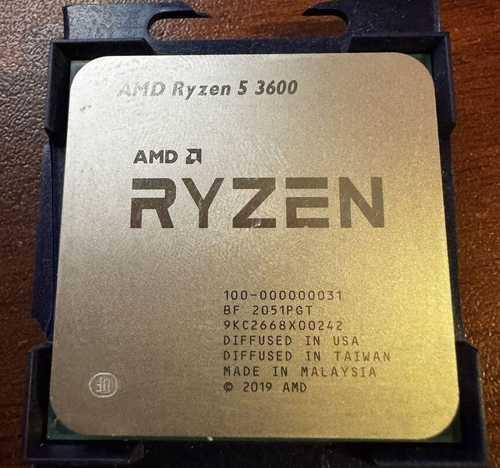 Процессор ryzen 5 3600 oem