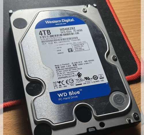 Жесткий диск 4TB Western Digital Blue