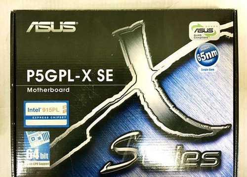 Материнская плата asus p5gpl-X SE LGA775