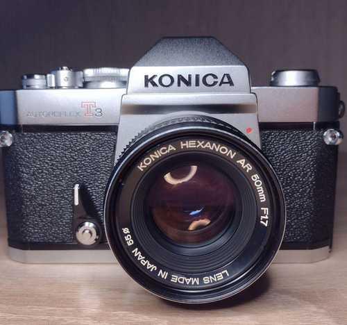 Konica Autoreflex T3 + Hexanon AR 50 mm f1.7