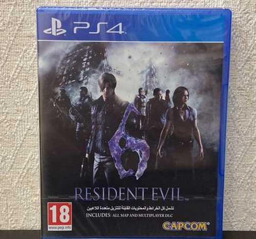 Resident Evil 6 PS4 PS5 новый