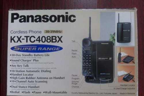 Радиотелефон Panasonic KX-TC408BX/RU р/телефон (39