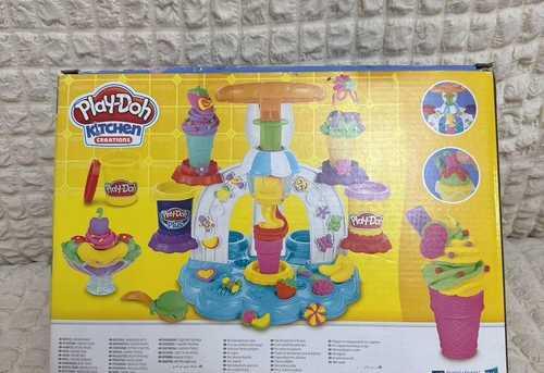Настольные игры play-doh фабрика мороженого