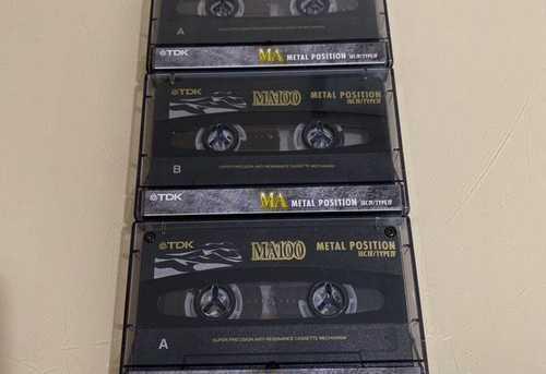 Аудиокассеты tdk MA-100 typ4 3 штуки