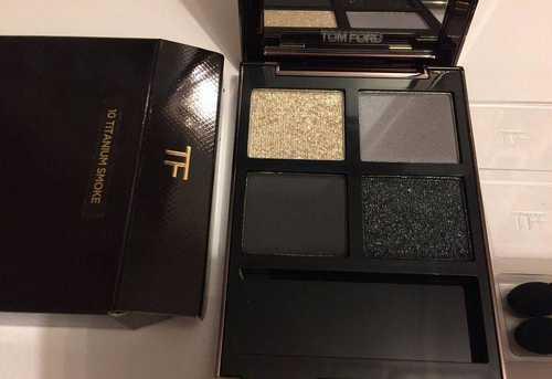 Палетка теней Tom Ford titanium smoke 10