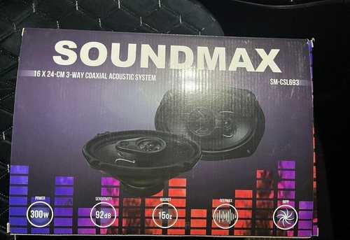 Автомобильные колонки soundmax 6x9