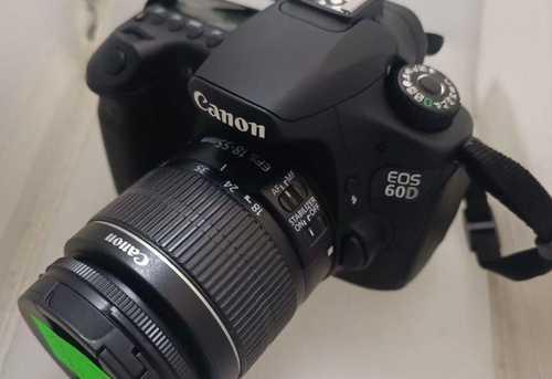 Фотоаппарат Canon EOS 60D kit 18-55mm IS б/у