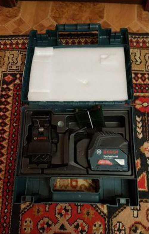 Лазерный нивелир Bosch GCL 2-15G + RM1 + кейс