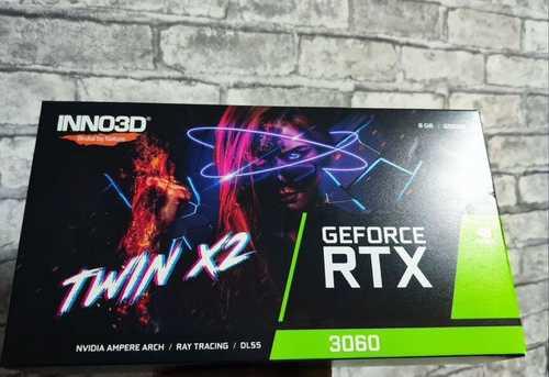 Видеокарта Inno3D GeForce RTX 3060 twin X2/Новая