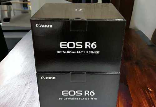 Canon EOS R6 kit RF 24-105mm STM новый