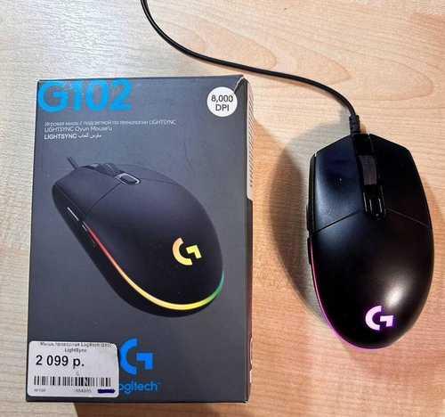 Мышь Logitech G102 LightSync