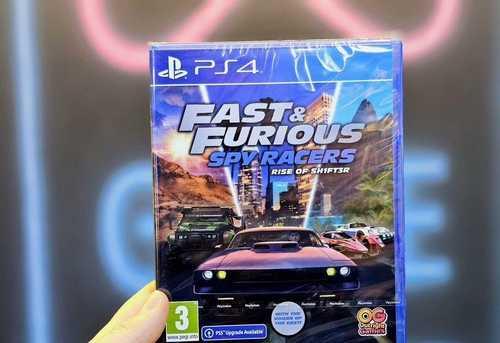 Диск ps4 Fast Furious: Spy Racers, русская версия