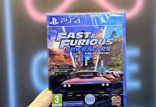 Диск ps4 Fast Furious: Spy Racers, русская версия